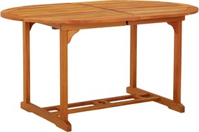 Zahradní stůl 200 x 100 x 75 cm masivní eukalyptové dřevo 316068