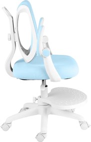 Dětská rostoucí židle Neoseat JUNI 022 — látka, pratelný potah, modrá