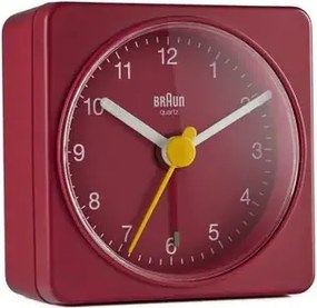 Braun BC02R červený / Klasický budík / 1 x AA baterie