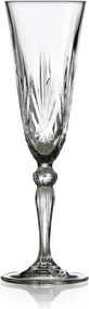 Křišťálové skleničky v sadě 4 ks na sekt 160 ml Melodia – Lyngby Glas