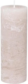 Chic Antique Kulatá svíčka Macon Rustic Dusty Rose 25cm, růžová barva, vosk