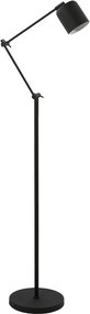 Černá stmívatelná stojací lampa (výška 150 cm) Rijeka – Light &amp; Living