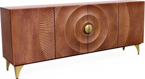Designová komoda Venetia 177 cm hnědé mango