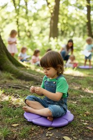 VYLEN s.r.o. Pěnový podsedák KYTKA Barva: 51 Světle modrá