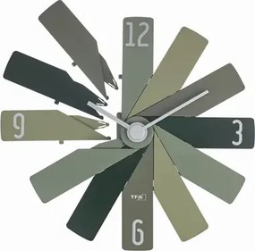 TFA 60.3020.04 CLOCK IN THE BOX zelená / Nástěnné hodiny / O 40 cm / T