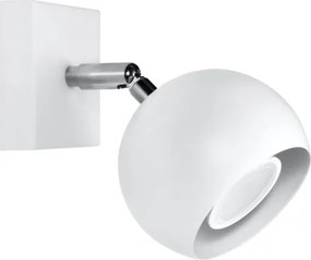 Nástěnné bodové svítidlo SOLLUX Oculare GU10 1x40W bez zdroje SL.0437 bílá