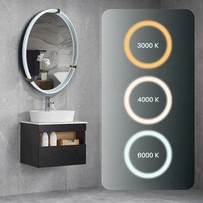 Tutumi Tutumi, LED zrcadlo 60cm, model 106, přední osvětlení, HOM-02699