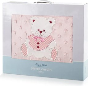 Dětská deka Pierre Cardin BABY 4 růžová / bílá
