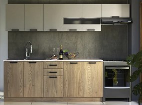 HALMAR PERLA kuchyně 260 dub cremona/kašmír