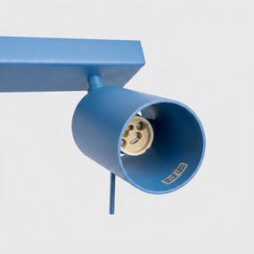 Sollux Lighting Stropní svítidlo RING 4L azurové