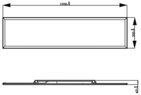 Philips - LED Stmívatelné stropní svítidlo SLIM SCENE SWITCH LED/36W/230V 2700K