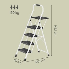 Skládací ocelové schůdky GSLB35204WZ01