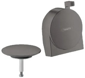 Hansgrohe Exafill S - Vrchní sada vanového výtoku, kartáčovaný černý chrom 58117340
