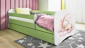 XXXLutz POSTEL PRO DĚTI A MLÁDEŽ 80/160 cm, zelená, bílá MID.YOU - Dětské pokoje sestavy - 00214200023Q