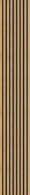 Windu Akustický obkladový panel, dekor Dub/černá deska 2600x400mm, 1,04m2
