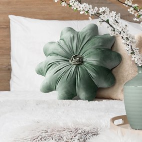 DEKORAČNÍ POLŠTÁŘ FLORES 5 Ø40 CM ŠALVIOVÁ