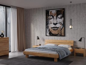 Vysoká postel z bukového dřeva 180x200 cm Getafe