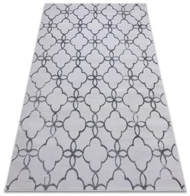 Moderní kusový koberec MEFE 8504 tmavě šedý Rozměr: 120x170 cm