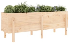 Zahradní vyvýšený záhon 160 x 50 x 57 cm masivní borové dřevo,  825219