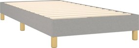 vidaXL Box spring postel s matrací 90x200 cm textil [3126933] Barva: taupe