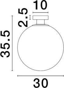 Stropní svítidlo NOVA LUCE VITA E27 9028839 bez žárovky