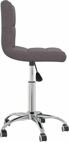 Otočná jídelní židle taupe textil 3087540