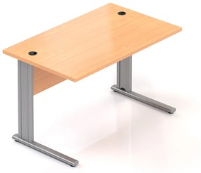 NABYTEK-DESIGNOVY.CZ - BPR12 11 - Kancelářský stůl Komfort, kovová podnož, 120x70x76 cm, buk
