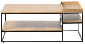 Konferenční stolek v přírodní barvě 70x120 cm Rivoli – Unique Furniture