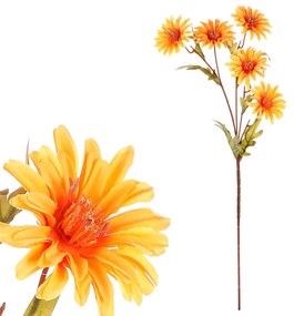 Autronic Chryzantéma, umělá květina, žlutá