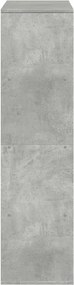 Dělicí stěna betonově šedá 100 x 33 x 125,5 cm kompozitní dřevo 3309486