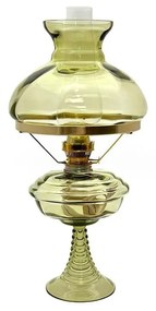 Floriánova huť Petrolejová lampa MILADA 50 cm lesní zelená FL0004