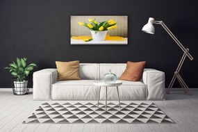 Obraz na plátně Tulipány Květiny Rostlina 100x50 cm