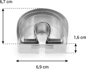 TESCOMA Vykrajovátka podkova DELÍCIA, 3 ks