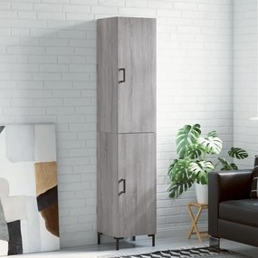 vidaXL Skříň highboard 34,5 x 34 x 180 cm kompozitní dřevo [3198786] Barva: bílá s vysokým leskem