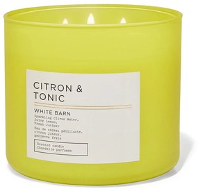 Bath & Body Works Citron & Tonic, vonná svíčka 411g