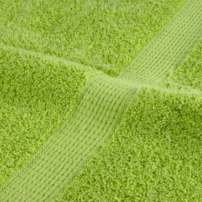 Prémiové osušky SOLUND 10 ks jablečně zelené 100x150 cm 600 g/m² 137505