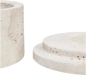 Dekorativní kamenný úložný box v přírodní barvě ø 14x8 cm Tibor – Premier Housewares