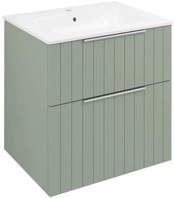 Sapho Sapho, CIRASA umyvadlová skříňka 59,2x64x46cm, verde strip, CR601-4444S