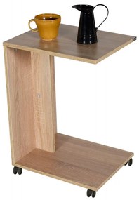 Adore Furniture | Odkládací stolek 65x35 cm hnědá | AD0140