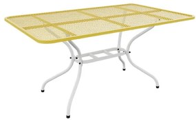 Unikov Zahradní stůl Tako 195x105 Barva nátěru: Bílá - RAL 9016 - Žlutá - RAL 1023