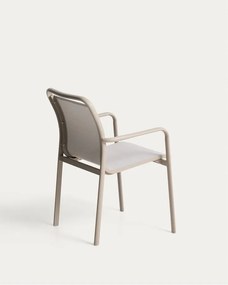 Taupe zahradní židle Luri – Kave Home
