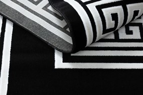Dywany Łuszczów Kusový koberec Gloss 6776 85 greek black/ivory ROZMĚR: 160x220