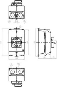 Vačkový vypínač EATON P1-25/I2/SVB 207293