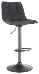 Barová židle Tempo Kondela, šedá / černá, LAHELA