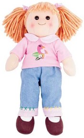 Bigjigs Toys Látková panenka Molly 38 cm