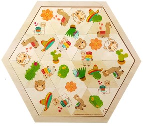Hess Puzzle mozaika Lama 24 dílků