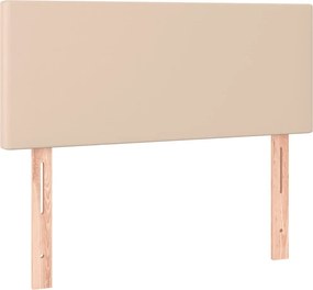 Box spring postel s matrací cappuccino 120x190 cm umělá kůže 3269812