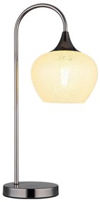 Globo 15548TK - Stolní lampa MAXY 1xE27/40W/230V bílá/antracit