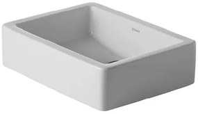 Duravit Vero - Umyvadlo na desku, 500x380 mm, bez přepadu, s WonderGliss, bílá 04555000001