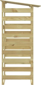 Pergoly se střechou 4 ks 100x90x200 cm impregnovaná borovice 3096650